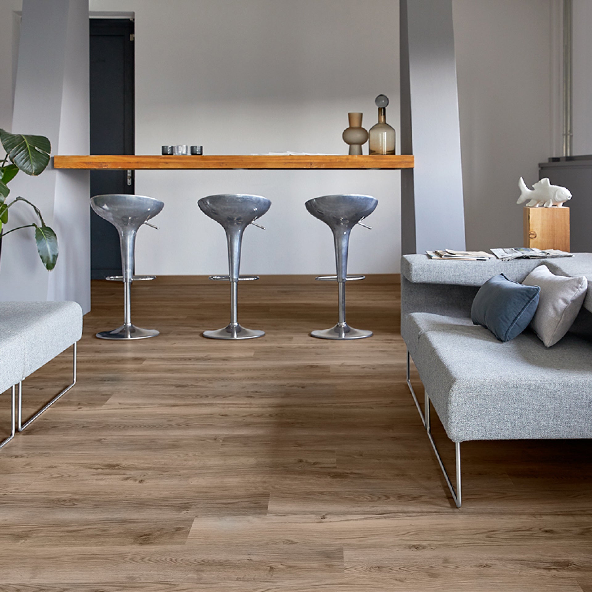 mFLOR Bramber Chestnut PVC vloer - Nutmeg – LivingLux